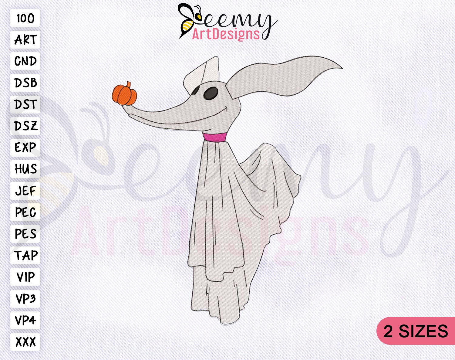 Nightmare Zero Machine Embroidery Design 4x4 and 5x7 Hoop - Etsy