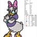 Angry Daisy Duck Machine Embroidery Design | 4x4 & 5x7 Hoop Embroidery ...