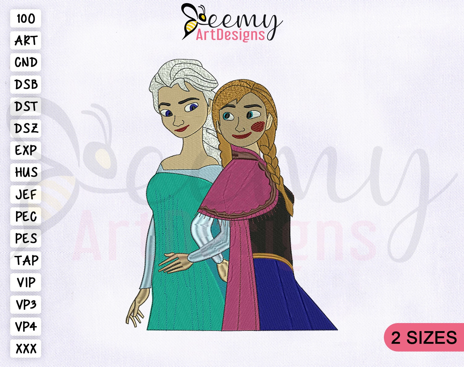Frozen Embroidery Designs Bundle 4x4 and 5x7 Hoop EMB Frozen | Etsy