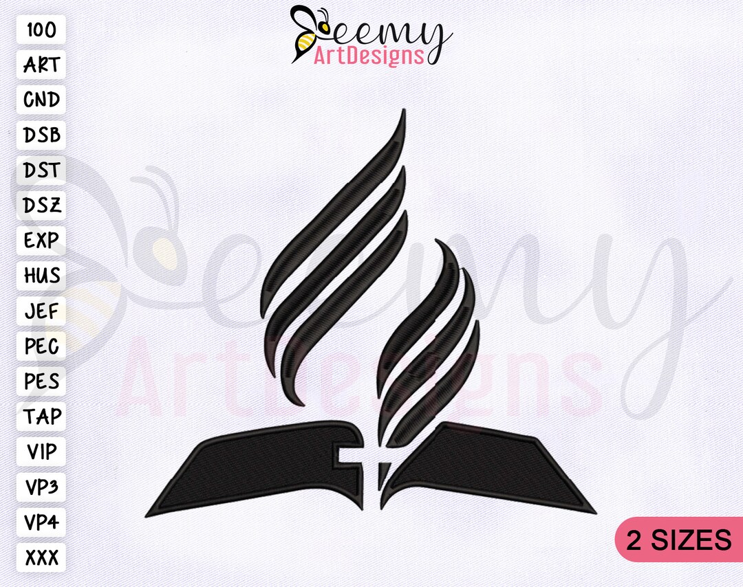 Seventh Day Adventist Church Embroidery Design | 4x4 & 5x7 Hoop EMB ...