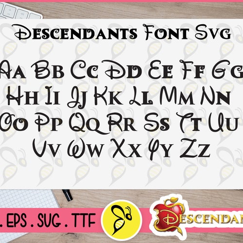 Descendants Apple SVG Files - Etsy