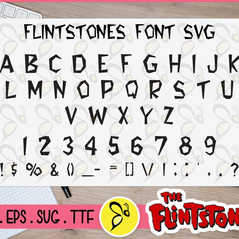 Flintstone Svg - Etsy
