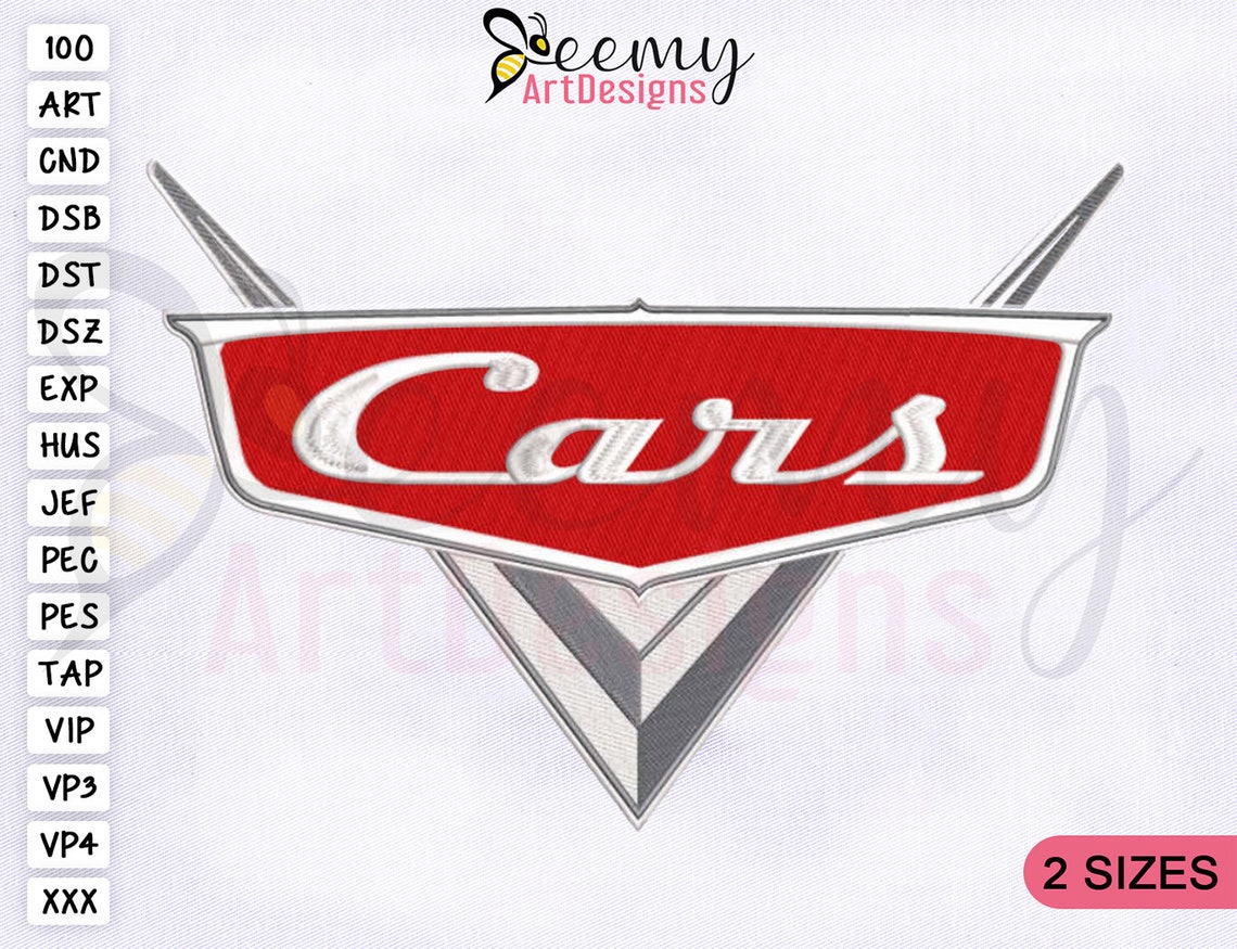 Cars Embroidery Designs Bundle 2 Sizes EMB Designs Cars - Etsy