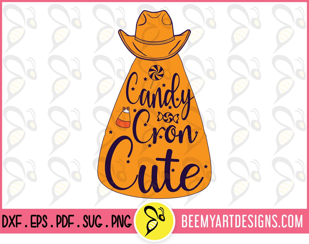 Candy Corn Cute SVG Vector Art, Halloween Cut File, Candy Corn ...