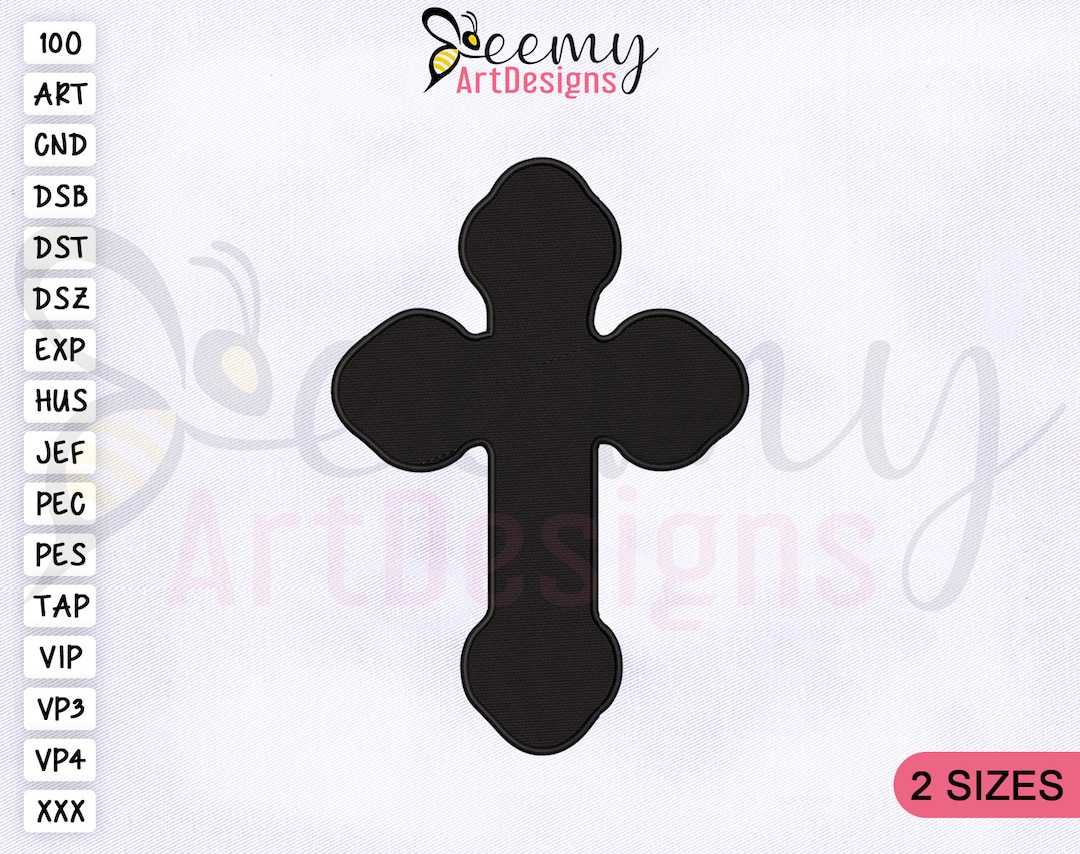 Serbian Orthodox Cross Machine Embroidery Design 4x4 and 5x7 Hoop EMB ...