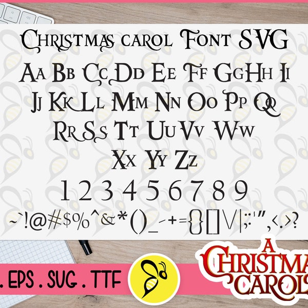 Christmas Font - Etsy