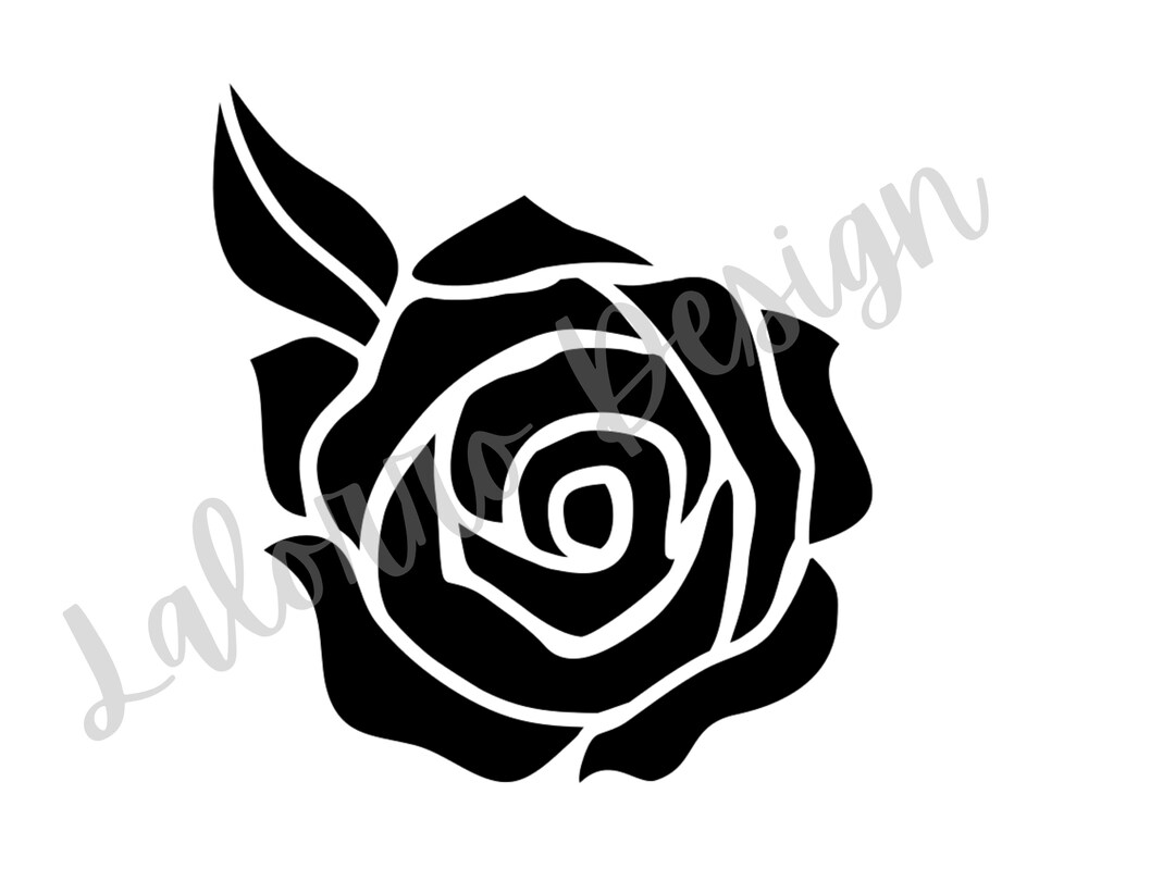 Rose SVG - Etsy