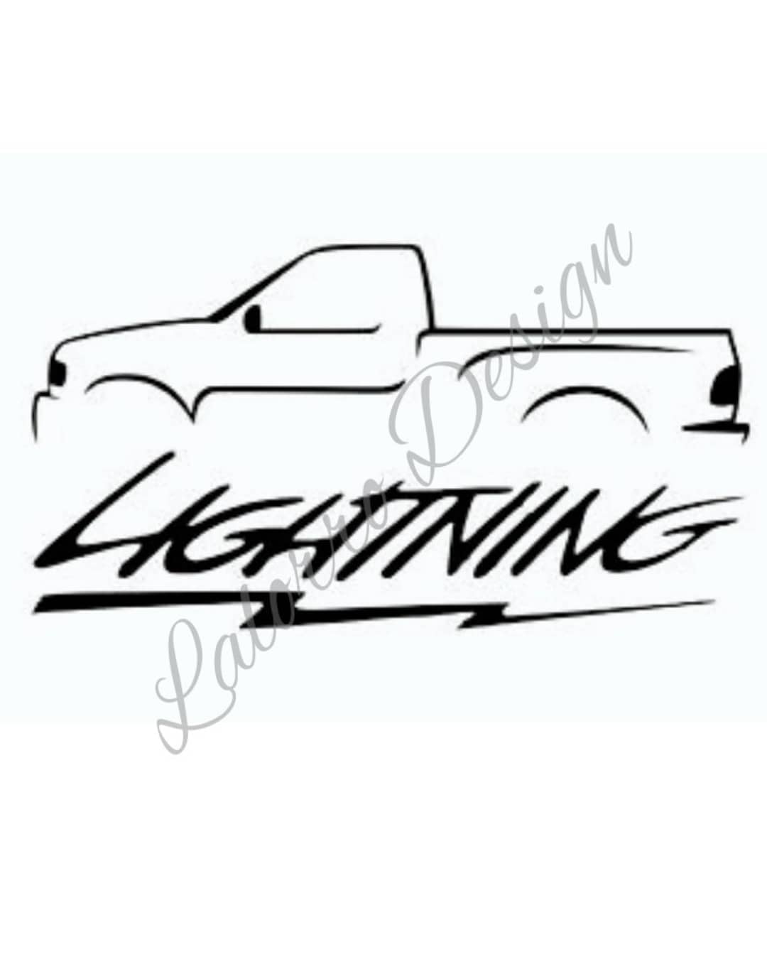 Ford Lightning SVG - Etsy