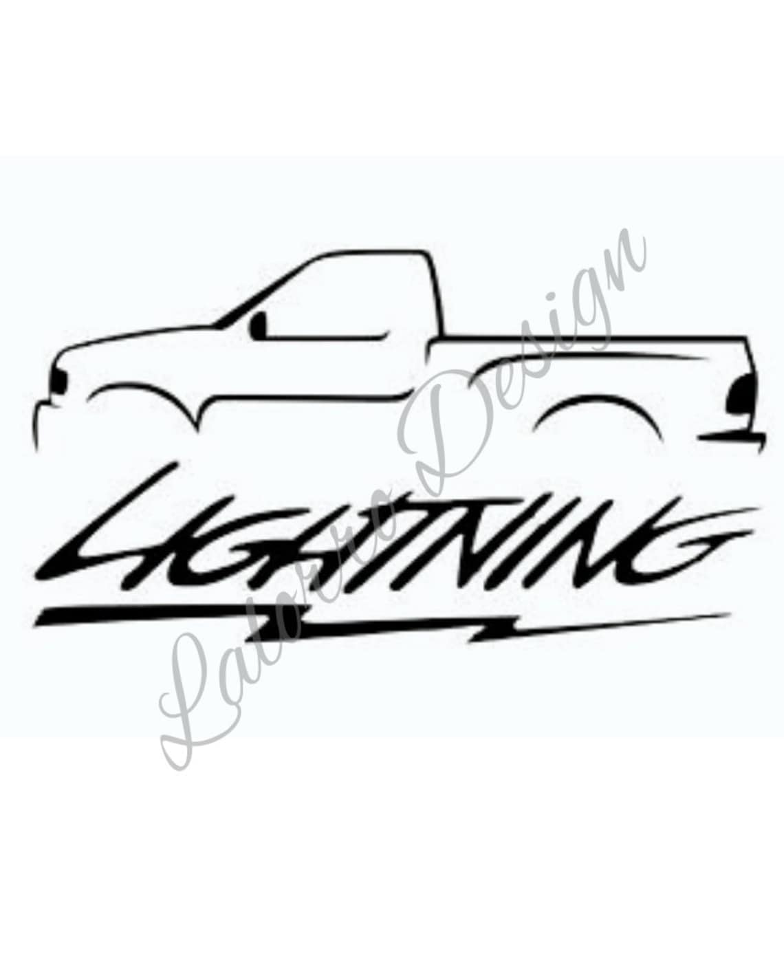 Ford Lightning SVG - Etsy
