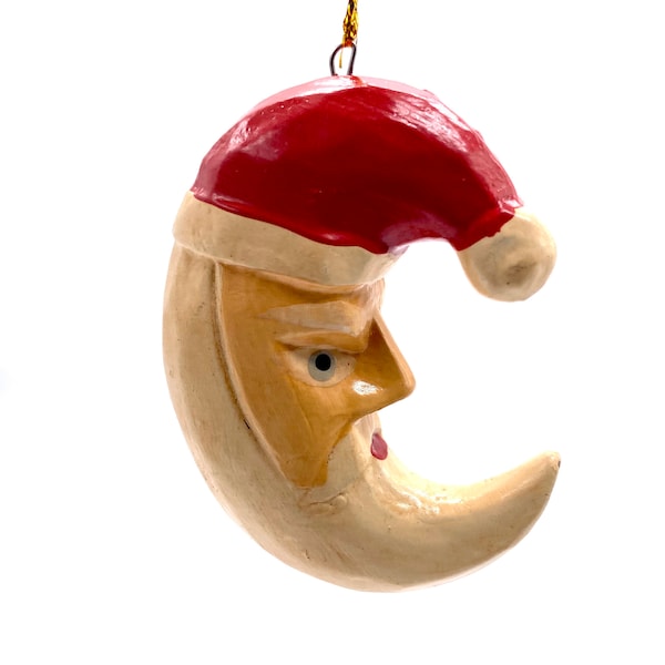 Santa Claus Moon - Etsy