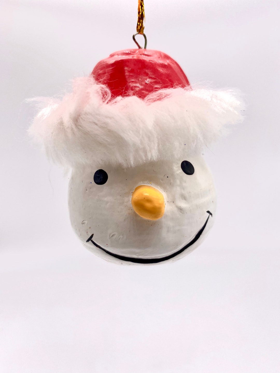 Snowball Fur Hat (2 Ornament Pack for 19.95) Christmas Ornament - Etsy
