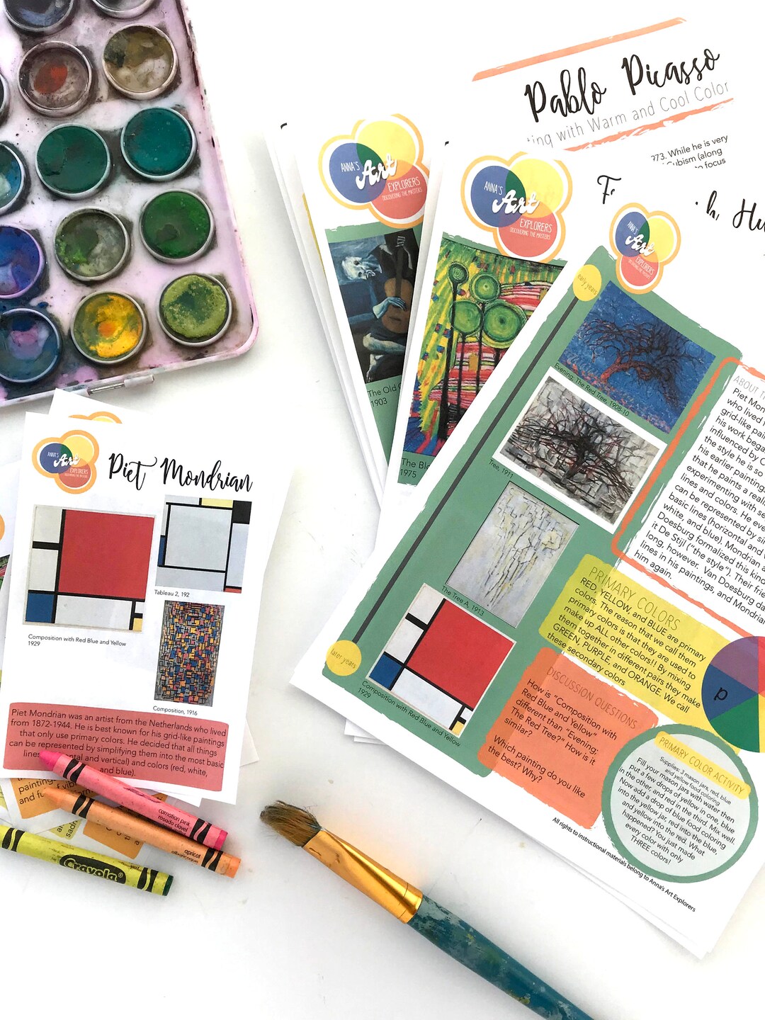 Color With the Masters; Homeschool Art Curriculum - Etsy