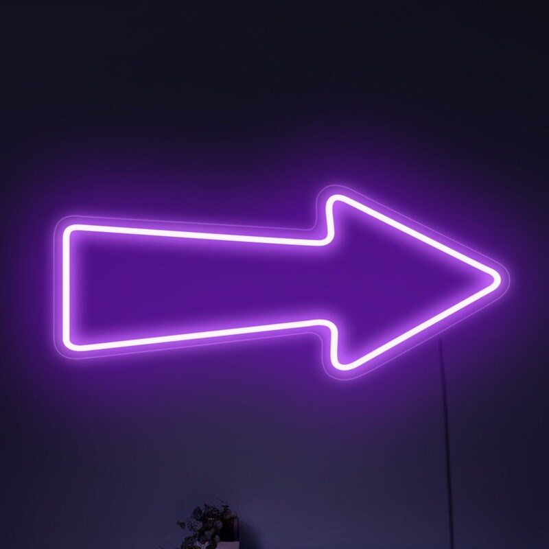 Lighted Arrow Sign - Etsy