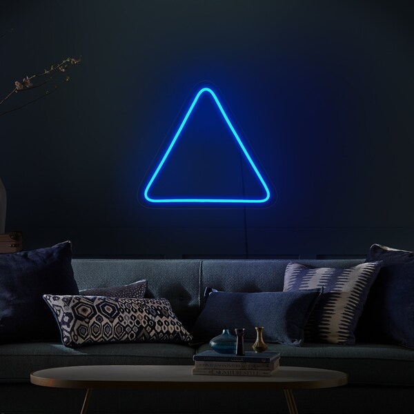 Neon Triangle - Etsy