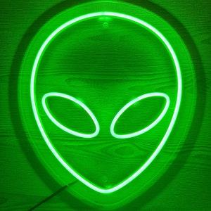Alien Neon Signalien Wall Decoralien Led Signufo Neon - Etsy