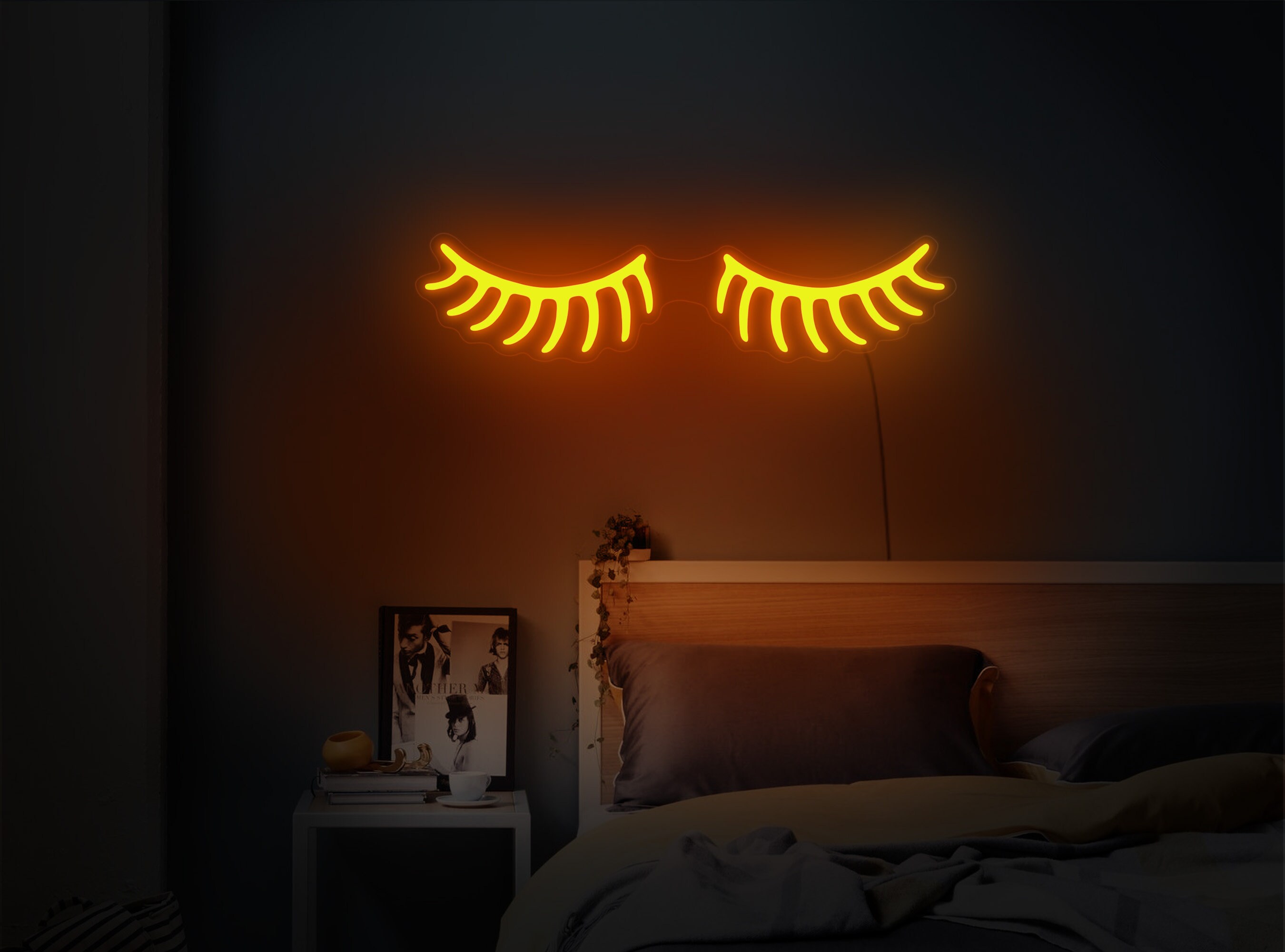 Lashes Neon Signlashes Led Signlashes Light Signlashes Wall - Etsy