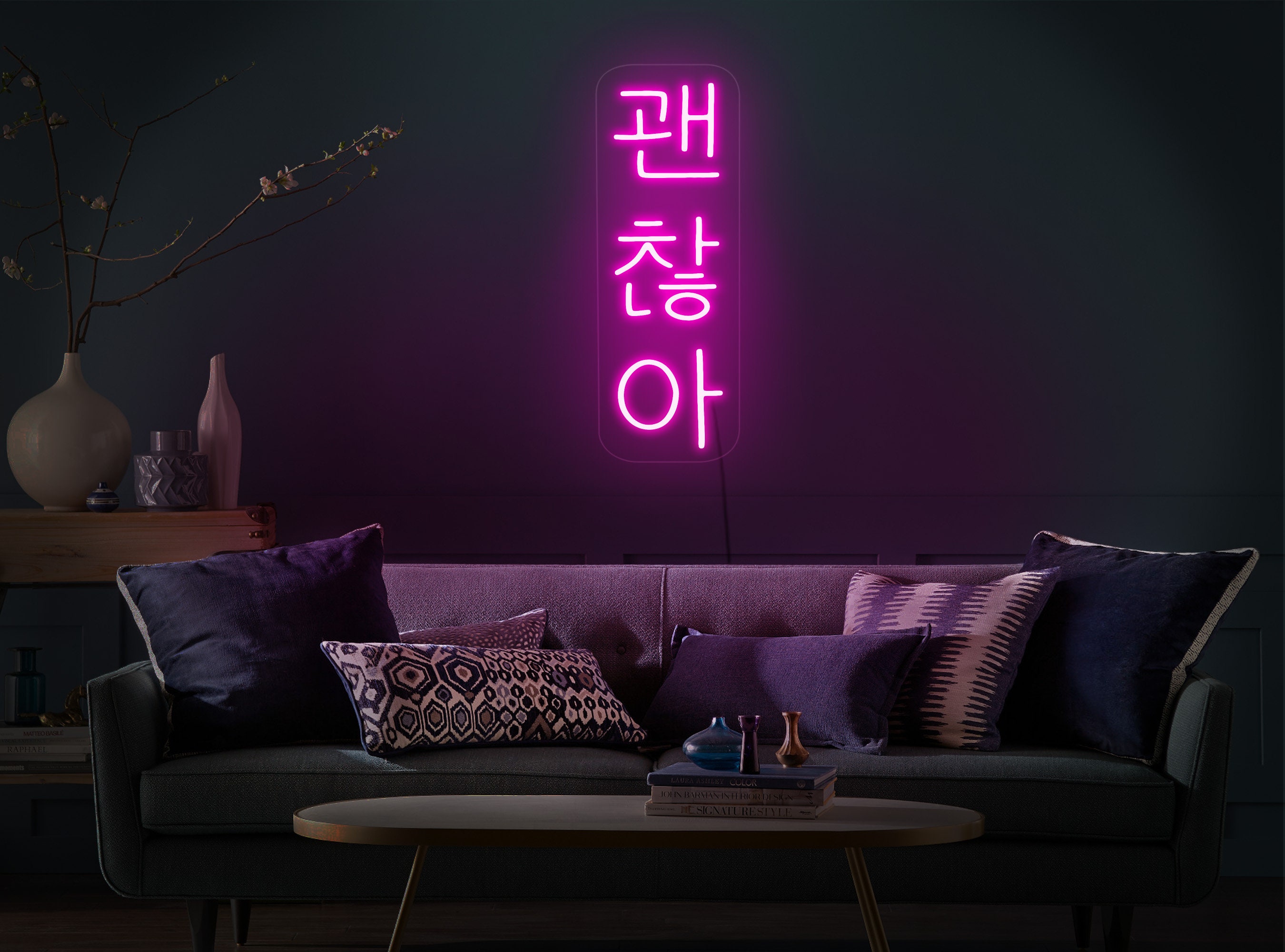 Hieroglyphic Neon Signi'm Ok Neon Signchinese Neon - Etsy