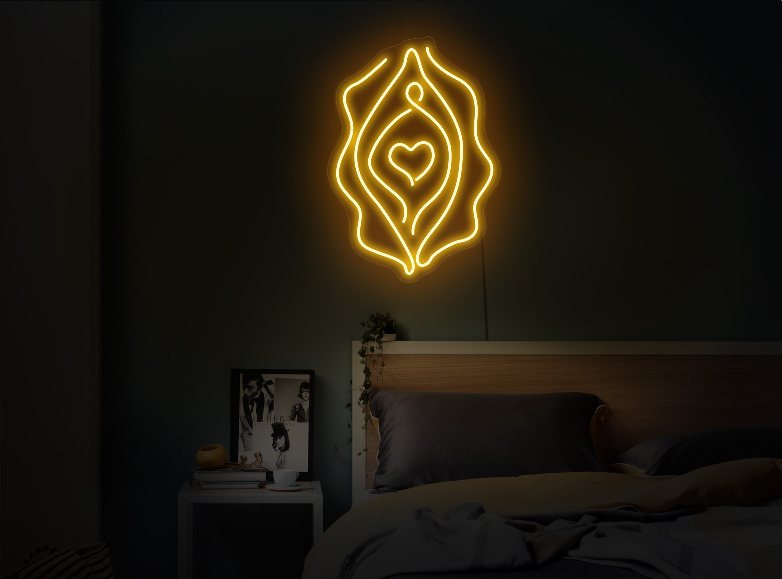 Heart Vulva Neon Sign Pussy Neon Sign Pussy Led Sign Pussy Etsy Australia