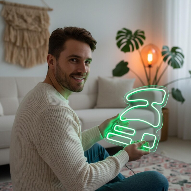 OSRS Ironman Neon Sign, Old School Runescape Wall Art, OSRS Ironman ...