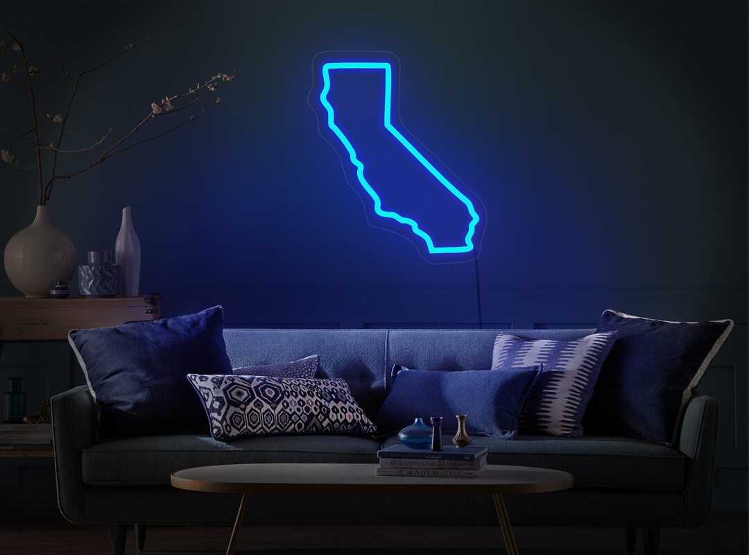 California Neon Sign,california Led Sign,california Light Sign ...