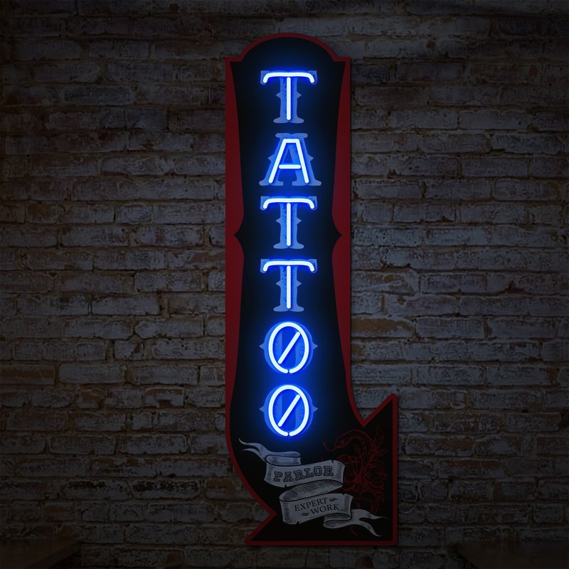 Vintage Tattoo Sign - Etsy