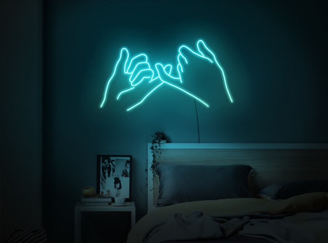 Pinky Promise Neon Sign,pinky Promise Led Sign,pinky Promise Light Sign ...