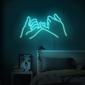 Pinky Promise Neon Sign,pinky Promise Led Sign,pinky Promise Light Sign ...