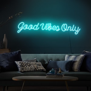 Good Vibes Only Neon Signgood Vibes Only Light Signgood - Etsy