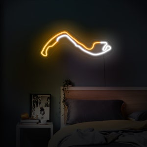 Monaco F1 Grand Prix Neon Sign, Monaco Race Track Neon Sign, Formula 1 ...