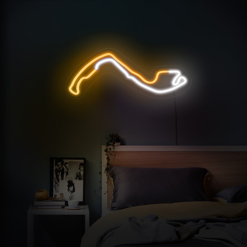 Monaco F1 Grand Prix Neon Sign, Monaco Race Track Neon Sign, Formula 1 ...