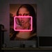 Mona Lisa Neon Sign, Mona Lisa Neon Poster, Unique Neon Art, Mona Lisa ...