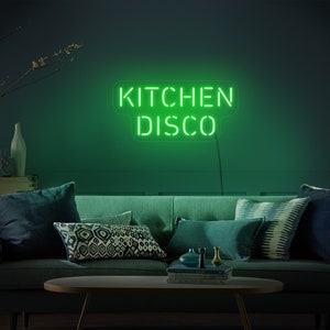 Kitchen Disco Sign,kitchen Disco Neon Sign,kitchen Disco Led Sign ...