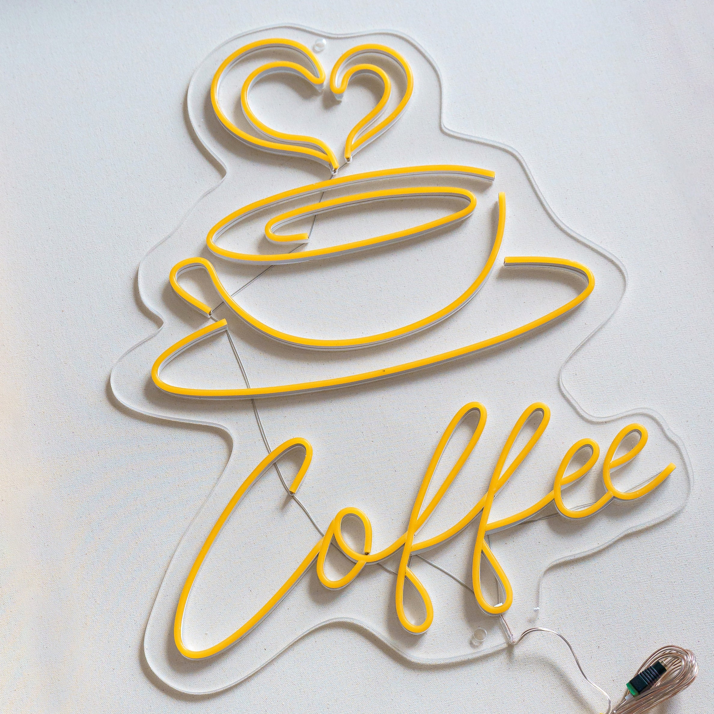 Coffee Cup Neon Sign, Coffee Light up Sign, Coffee Mug Led Sign, Coffee ...