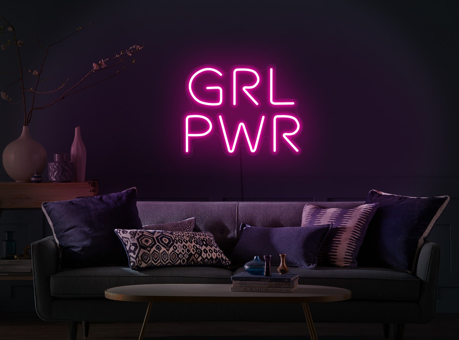 Grl Pwr Neon Sign Girl Power Neon Sign Girl Power Led - Etsy
