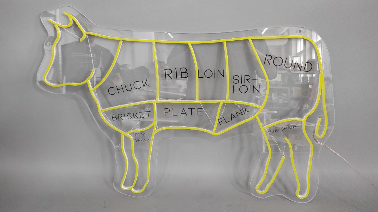 Cow Neon Signcow Led Signcow Light Signcow Wall - Etsy