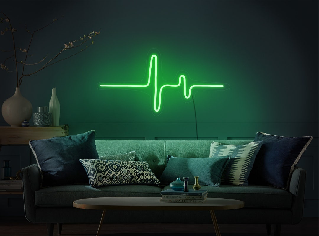 Pulse Neon Sign,pulse Led Sign,pulse Light Sign,pulse Wall Decor,pulse ...