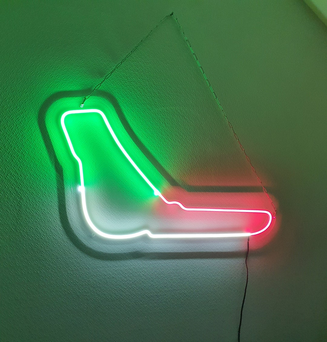Monza F1 Neon Sign, Monza Track Map Neon Sign, Grand Prix F1 Sign ...