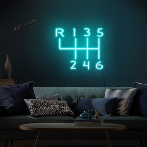 Car Gearbox Neon Sign,gearbox Neon Sign,speed Gear Neon Sign,automotive ...