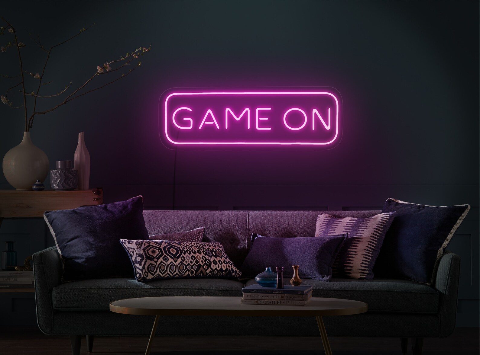 Game on Neon Signgame on Neon Lightgame on Room Decorgame - Etsy