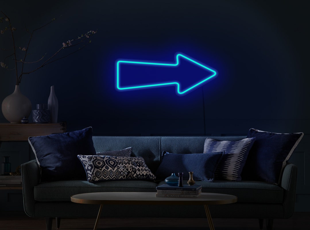 Pfeil Neon Schild, Pfeil led Schild, Pfeil Leuchtschild, Pfeil ...