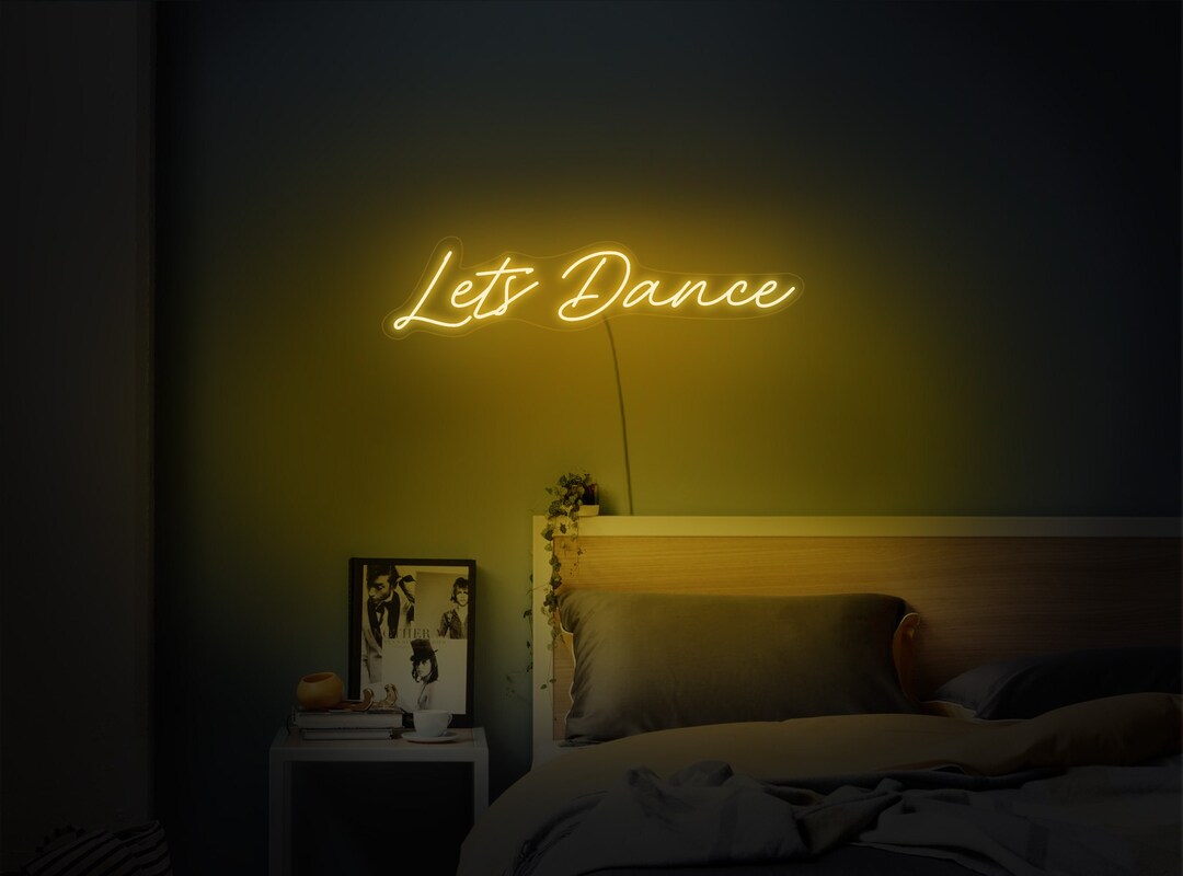 Let's Dance Neon Sign, Let's Dance Led Sign, Party Neon Sign, Birthday ...