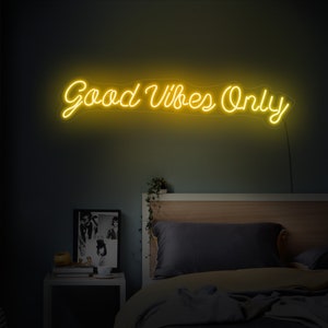 Good Vibes Only Neon Signgood Vibes Only Light Signgood - Etsy