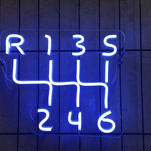 Car Gearbox Neon Sign,gearbox Neon Sign,speed Gear Neon Sign,automotive ...