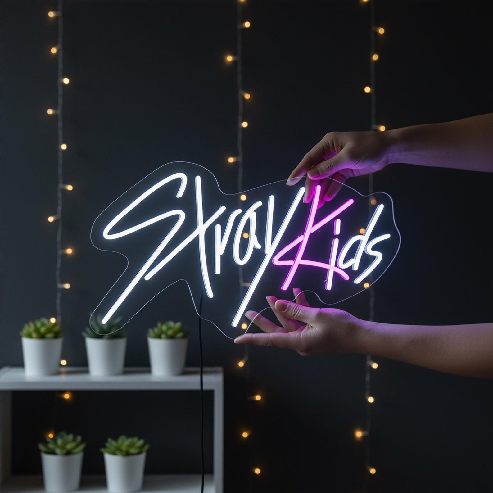 Stray Kids Neon Light Sign, SKZOO Light up Sign, Kpop Merch Neon Sign ...