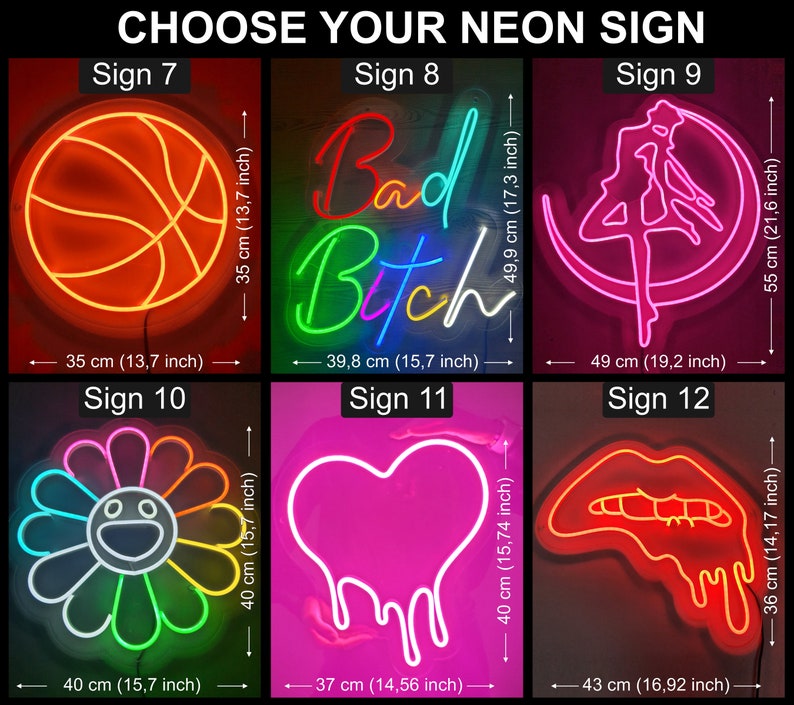 Lightning Bolt Neon Signlightning Bolt Wall Decorlightning | Etsy