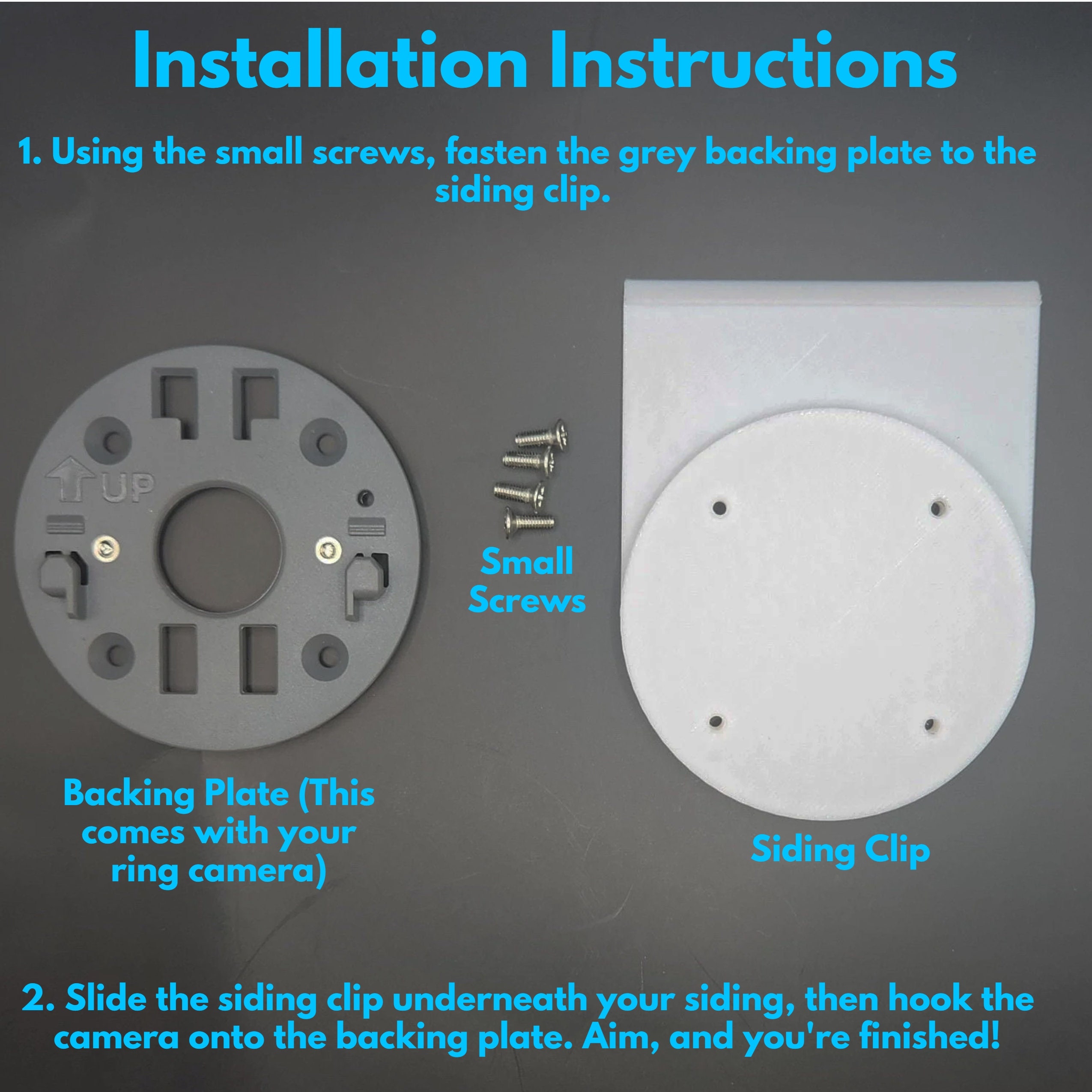 Ring Outdoor Plus and PRO Camera Vinyl Siding Clip | Damage-free Ring ...