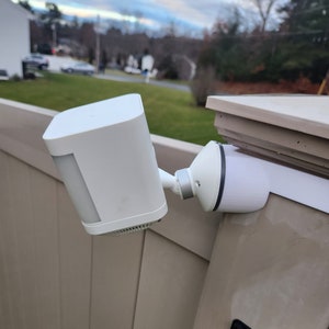 Ring Spotlight Cam Pro or Plus Vinyl Fence Post Mount - Etsy