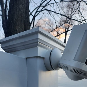 Ring Spotlight Cam Pro or Plus Vinyl Fence Post Mount - Etsy