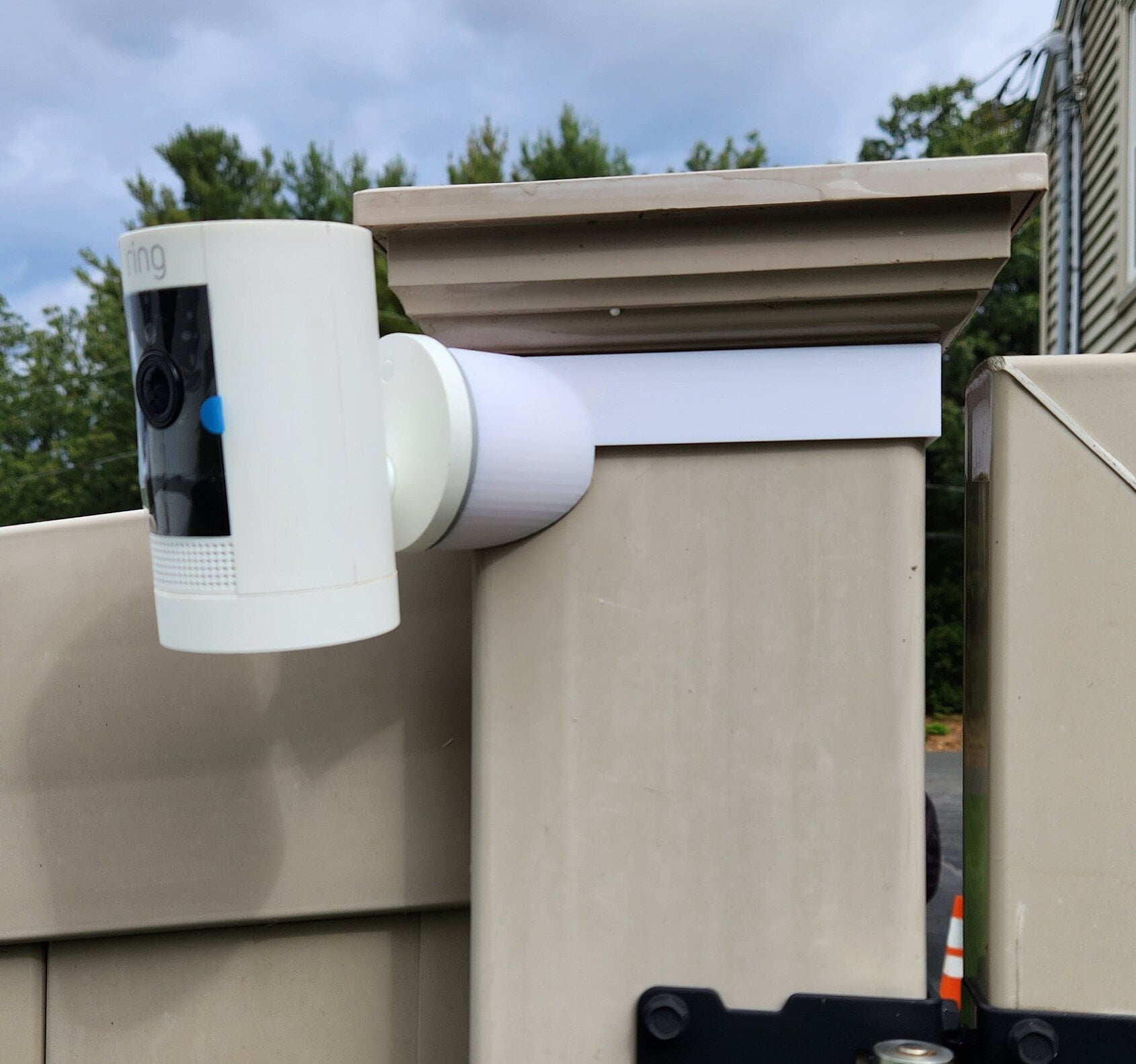 Ring Stick up Camera Fence Post Mount | Vinyl Fence Post Mount | Damage ...