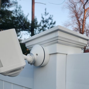 Ring Spotlight Cam Pro or Plus Vinyl Fence Post Mount - Etsy